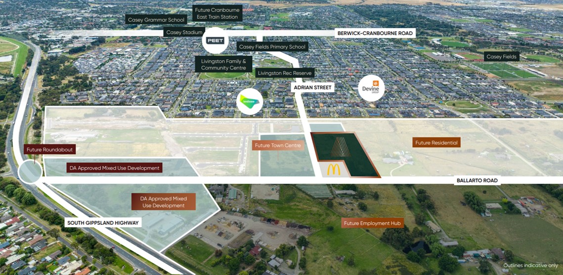 McDonald’s sells growth corridor town centre site – realestatesource